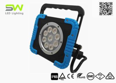 China 27W 6600mAh Rechargeable LED Flood Light 2500 Lumen Portable Work Light with Magnetic Stand for sale