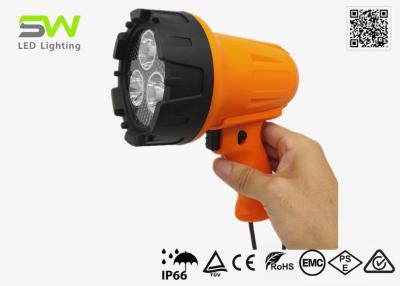 China Rechargeable LED Spotlight 600M Beam Distance 1100 Lumen IP66 Dustproof for sale
