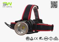 China 554 Lumen Cree XM L2 LED Headlamp with 250m Beam Distance and 10-Hour AA Battery Runtime for sale