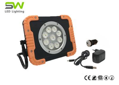 China Rechargeable 27W LED Portable Work Light 2200 Lumens IP65 Li-ion Battery Powered Workshop Lamp for sale