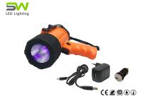 China 395NM 3W UV LED Rechargeable Spotlight IP66 Waterproof 7-8 Hours Runtime 145mm Handheld for sale