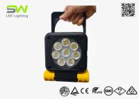 China Foldable 25W High Lumen Portable Flood Light Battery Powered AC Connection for sale