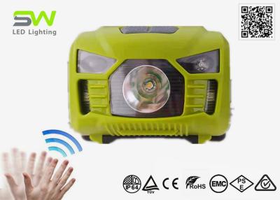 China Rechargeable IP64 Waterproof Headlamp with Motion Sensor - 200 Lumen White Beam, 15 Lumen Red SOS for sale