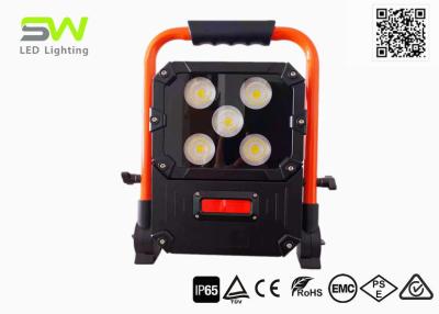 China 5000 Lumen 100W COB LED Flood Light with 8800mAh Battery and Stand for sale