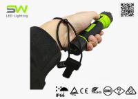 China 3W Portable LED Focus Spotlight 250 Lumens 200m Beam IP66 2 AA Battery Emergency Whistle for sale