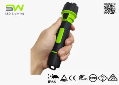 China 3W Portable LED Focus Spotlight 250 Lumens 200m Beam IP66 2 AA Battery Emergency Whistle for sale