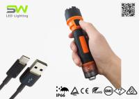 China 300 Lumen Rechargeable LED Spotlight Flashlight 3W Osram P8 300m Beam IP66 for sale