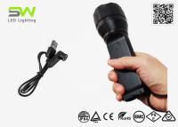 China USB Rechargeable 1050 Lumens Flashlight with 1000M Beam Range and IP65 Waterproof Rating for sale