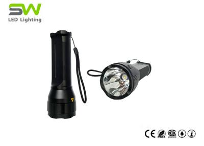 China Long Beam 1050 Lumen Rechargeable LED Torch Light 1000m Range Aluminium Body for sale