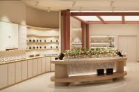 China Full Set Perfume Display Cabinet Custom Oriental Fragrance Shop Fixtures for sale