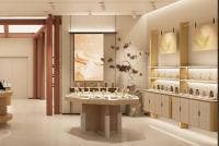 China Full Set Perfume Display Cabinet Custom Oriental Fragrance Shop Fixtures for sale