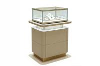 China Champagne Modern Jewelry Display Cases Layered Odm Portable Jewelry Showcases for sale