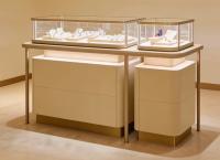 China Champagne Modern Jewelry Display Cases Layered Odm Portable Jewelry Showcases for sale