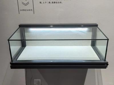 China Dust-Proof Transparent Glass Wall Hanging Museum Display Cabinet for Cultural Relic Exhibition for sale