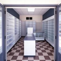 China Commercial Medical Store Display Cabinets and Pharmacy Wall Shelves for Retail Drugstore Furniture Solutions for sale