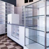 China Commercial Medical Store Display Cabinets and Pharmacy Wall Shelves for Retail Drugstore Furniture Solutions for sale