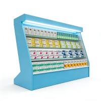 China Custom Medical Retail Wall Shelving and Pharmacy Showcase Cabinets for Drugstore Interior Furniture Design for sale