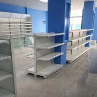 China Medical Shop Display Fixtures and Pharmacy Wall Shelving for Retail Drugstore Wooden Store Furniture for sale
