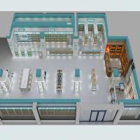 China Pharmacy Showcase Cabinet and Medical Wall Shelf System for Retail Drugstore Store Furniture Design for sale
