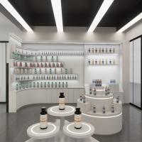 China Modern Pharmacy Wall Display Cabinets and Wooden Medical Shelving for Retail Drugstore Interior Fixtures for sale