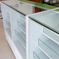 China Wooden Pharmacy Display Furniture and Medical Wall Cabinets for Retail Drugstore Store Interior for sale
