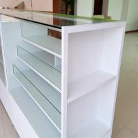 China Wooden Pharmacy Display Furniture and Medical Wall Cabinets for Retail Drugstore Store Interior for sale