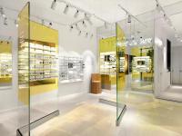 China Commercial Optical Display Furniture with LED Lighting Eco-Friendly & Durable Design for Eyewear Shop Glass Showcase Solution for sale