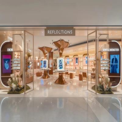 China Optical Store Display Glass Cabinet with LED Lighting Eco-Friendly & Durable Custom Made by Factory Supplier for Supermarkets for sale