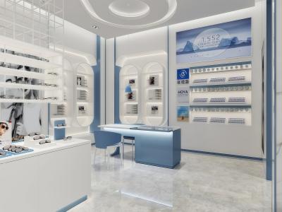China Modern Optical Display Cabinet LED Lighting Heavy Duty Eco-Friendly Design Free 3D Design for Sunglasses Eyeglasses Retail for sale