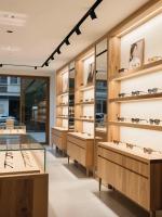 China Premium Custom Optical Shop Wooden Glasses Display Showcase Eyewear Retail Display Furniture for Glasses Store with OEM Factory for sale