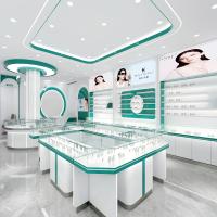 China Retail Sunglasses Display Furniture with LED Lighting for Supermarket Glass Showcase-Eco-Friendly Durable Heavy Duty for sale