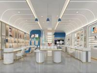 China Eyeglasses Display Stand with LED Lighting Eco-Friendly & Heavy Duty Solid Back for Optical Retail Store Furniture Custom Design for sale