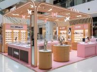 China Optical Shop Display Furniture Custom Eyewear Showcase Interior Design Solution for sale