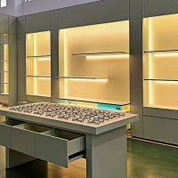 China Fashion Eyewear Display Cabinet Optical Salon Glasses Display Furniture for sale