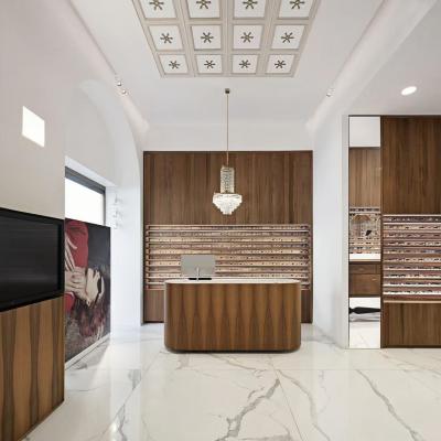 China Wooden Eyeglass Display Cabinet Optical Shop Showcase Furniture for sale