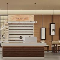 China Custom Optical Shop Display Cabinet, Full Set Eyewear Store Furniture for sale