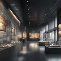 China Custom Glass Case Museum Security Lock Display Cases For Artifacts for sale