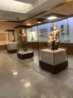China Customized High-end LED Lighting Museum Display Cabinet for Cultural Relics and Art Exhibitions for sale