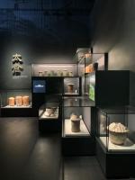 China Baking Paint Museum Standard Display Cases Customization Museum Glass Cabinets for sale