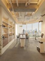 China BaiXing Modern Eco-Friendly Heavy Duty Jewelry Showroom Display Furniture LED Lighting Glass Counters Customized Design Factory for sale