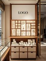China Jewelry Showroom Display Furniture Glass Showcase with LED Lighting Eco-Friendly Heavy Duty Modern Commercial Design for sale