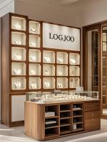 China Jewelry Showroom Display Furniture Glass Showcase with LED Lighting Eco-Friendly Heavy Duty Modern Commercial Design for sale