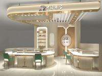 China Retail Jewelry Display Cabinets Eco-Friendly Heavy Duty Glass Counter with LED Lighting for Jewelry Store Interior Projects for sale