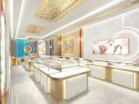 China Retail Jewelry Display Cabinets Eco-Friendly Heavy Duty Glass Counter with LED Lighting for Jewelry Store Interior Projects for sale