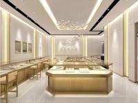 China Retail Jewelry Display Cabinets Eco-Friendly Heavy Duty Glass Counter with LED Lighting for Jewelry Store Interior Projects for sale