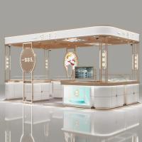 China LED Lighting Glass Display Case Jewelry Durable Jewelry Showroom For Luxury Store for sale