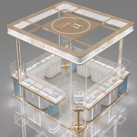 China Luxury Jewelry Showroom Display Furniture Glass Counter Custom Design Eco-Friendly LED Lighting for sale