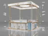 China Luxury Jewelry Showroom Display Furniture Glass Counter Custom Design Eco-Friendly LED Lighting for sale