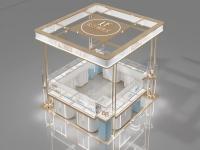 China Luxury Jewelry Showroom Display Furniture Glass Counter Custom Design Eco-Friendly LED Lighting for sale