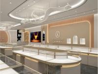 China High End Durable Eco-Friendly Jewelry Display Furniture with LED Lighting and Customized Glass Counters for Retail Jewelry Shops for sale